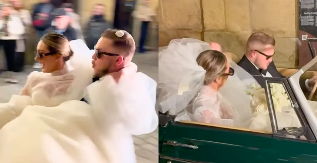 Zach Bryan Marries Samantha Leonard, Shares First Wedding Look